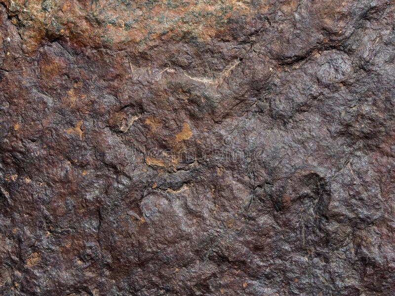 Rock Texture: Close-up of a Red-brown Stone Useful As Background Stock ...