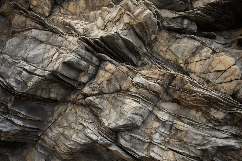 Rock Texture - Close-up of a Rough and Textured Stone Surface Stock ...