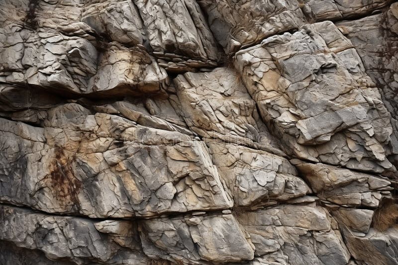 Rock Texture - Close-up of a Rough and Textured Stone Surface Stock ...