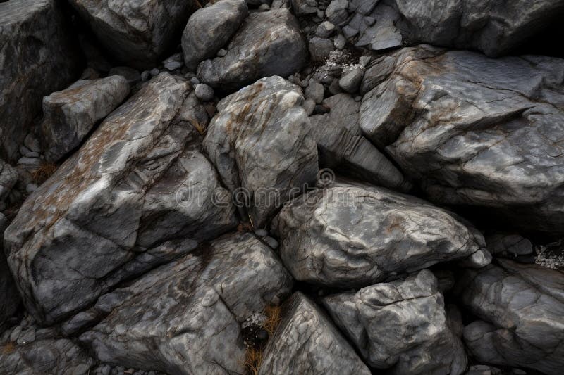 Rock Texture - Close-up of a Rough and Textured Stone Surface Stock ...