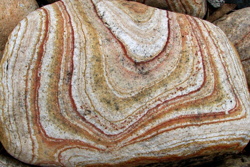 Rock Texture With Curved Pattern 1 Picture. Image: 85157639