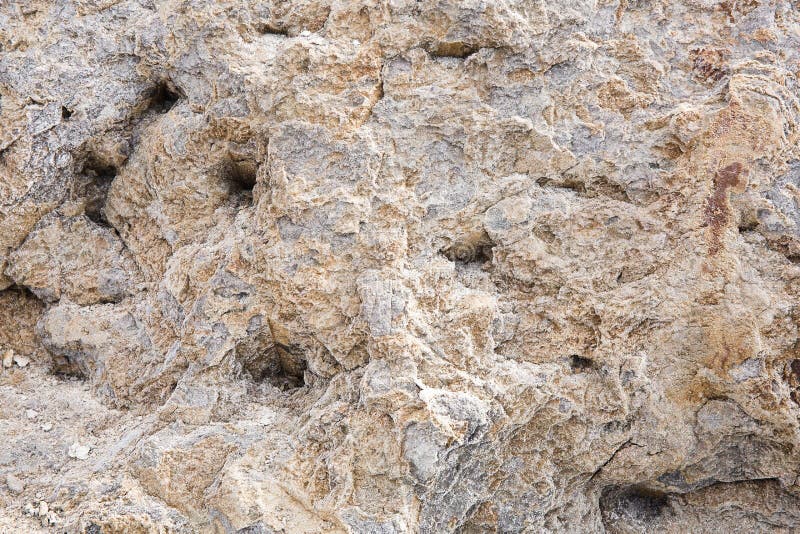 Rock. the Texture of the Stone is Beige with Irregularities Stock Photo ...