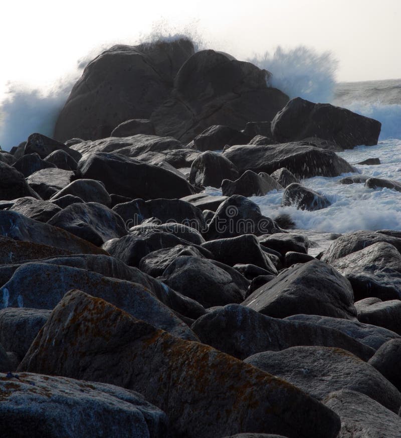 Rock and Tide stock photo. Image of strength, detail, water - 1098354