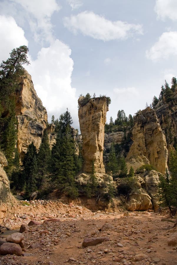 Rock Tower stock image. Image of canyon, southwest, boulder - 10937659