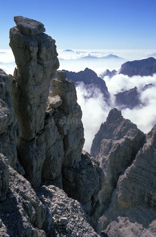 Rock tower stock image. Image of landscape, blue, beautiful - 47612217