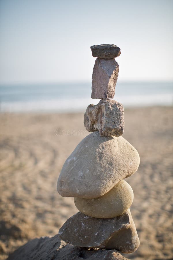 Rock tower stock image. Image of tower, ocean, building - 55782469