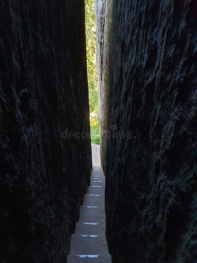 The Rock Towers in the the Largest Rock Labyrinth Stock Image - Image ...