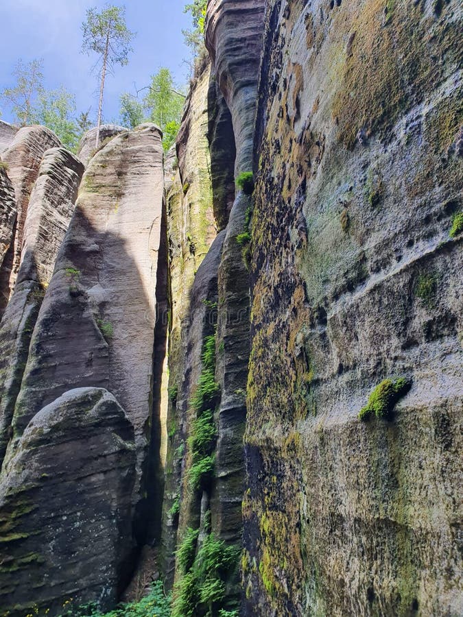 The Rock Towers in the the Largest Rock Labyrinth Stock Image - Image ...