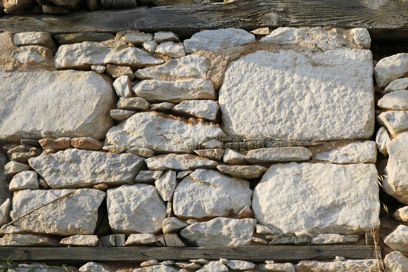 Rock Used in Building Walls Stock Image - Image of black, architecture ...