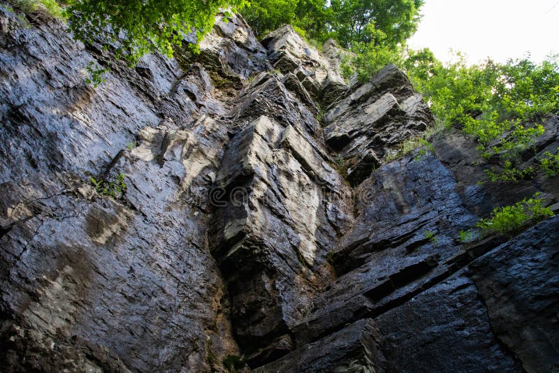 Rock stock photo. Image of water, rocks, view, tree - 148848204