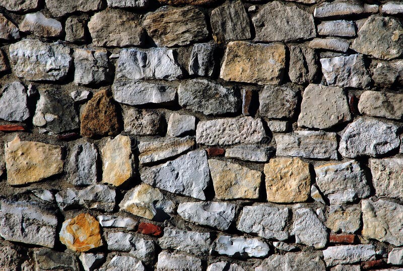 Rock wall stock image. Image of citadel, fort, background - 7688557
