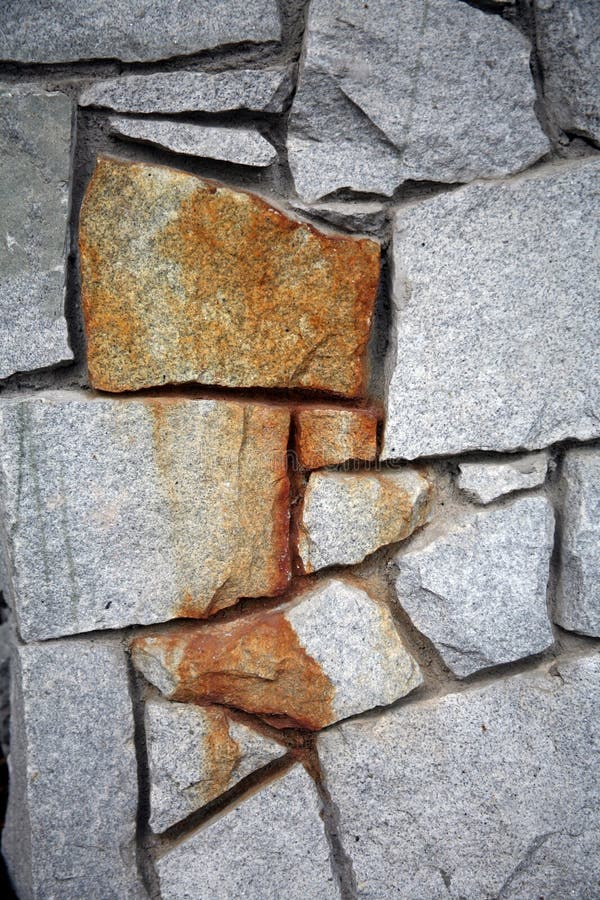 Rock wall closeup stock photo. Image of ochre, building - 1240238