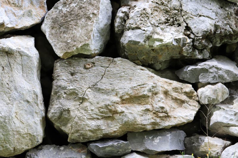 Rock wall in day light stock illustration. Illustration of pattern ...