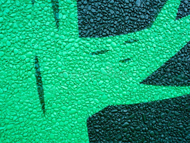 Rock Wall Decoration Painted Pattern Stock Image - Image of colorful ...