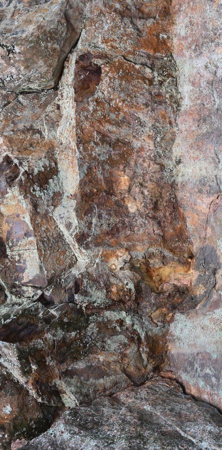 Close-up of a Cliff in the Nature Stock Image - Image of formation ...