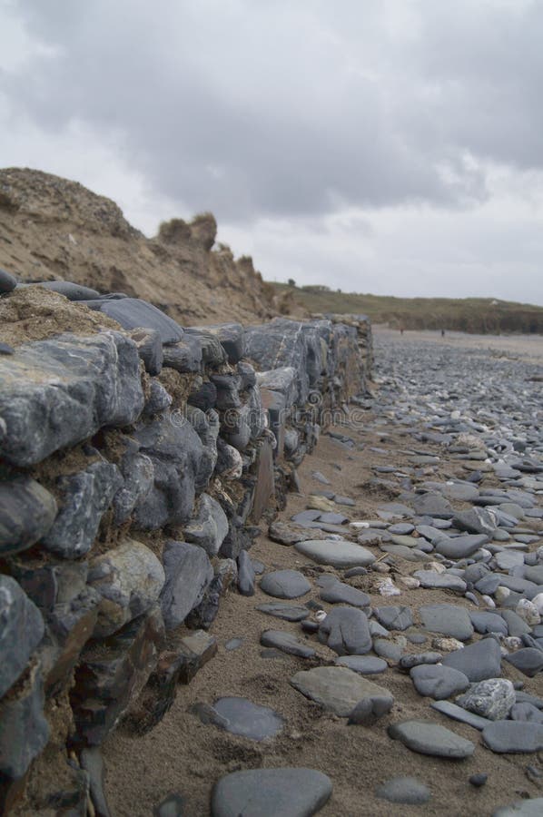 Rock wall stock photo. Image of wall, gwithian, nikon - 77041646