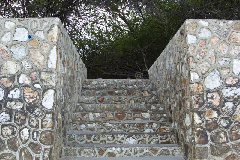 Rock Wall and Stone Steps Texture Stock Image - Image of stacking ...