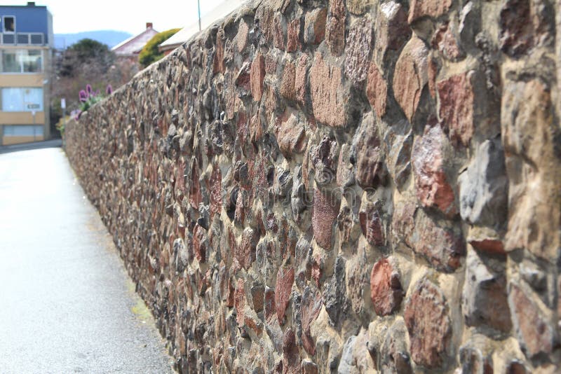 Rock Wall stock image. Image of texture, brown, textured - 43153161