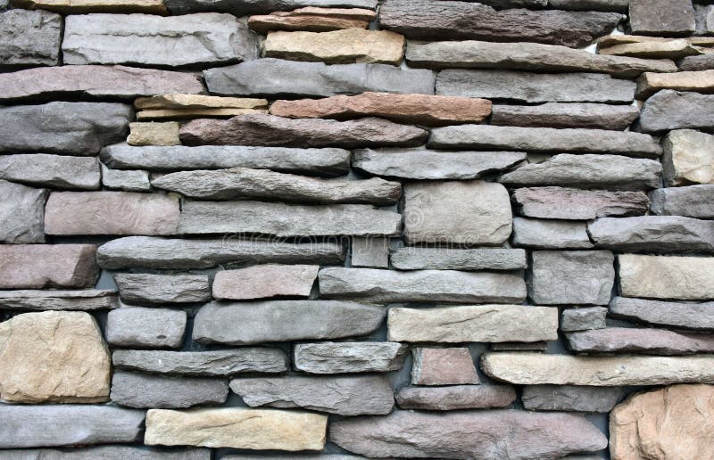 Rock Wall Texture Various of Size and Color Stock Image - Image of ...