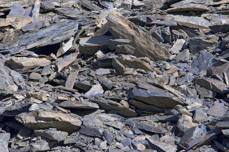 Rock waste stock image. Image of rubble, cleaving, shale - 3926847