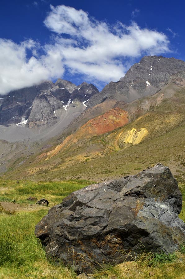 Rock on the way stock photo. Image of chilean, ramsar - 177662502