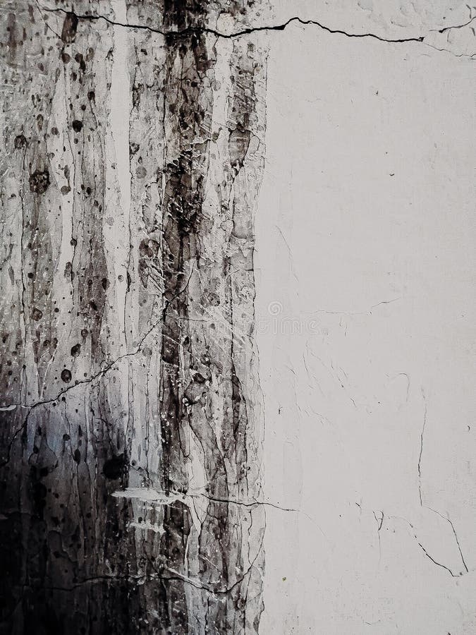 Rock White&Black Ink Grange Crack Rain Stock Photo - Image of rock ...