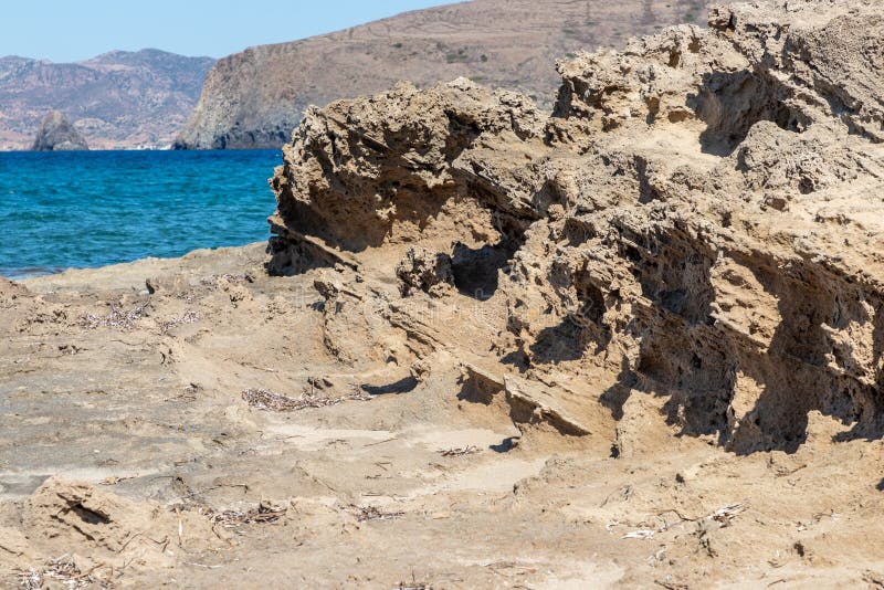 Rock with a Wind Sculcture in Pachena Beach Stock Photo - Image of ...