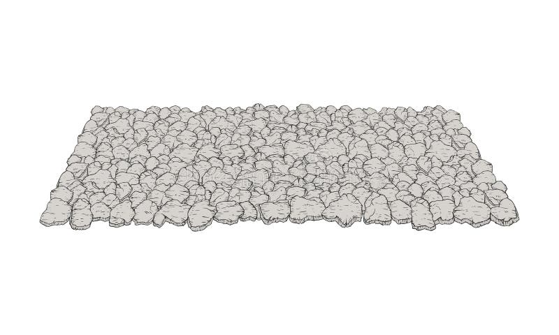 Rock zone illustration stock vector. Illustration of avalanche - 364440047