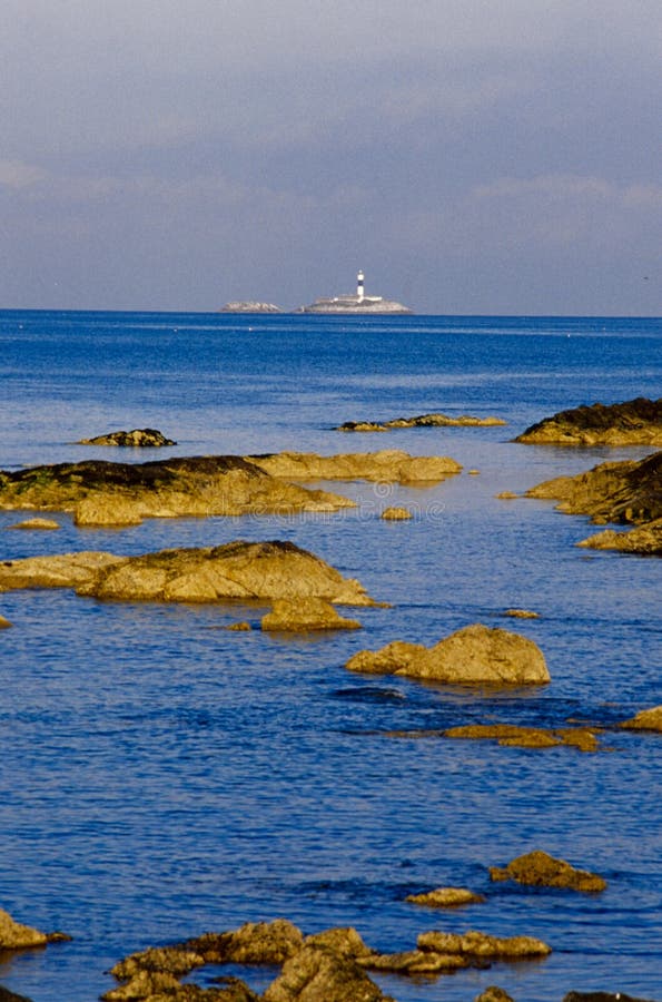 Rockabill Lighthouse stock image. Image of eire, rockabill - 3027603