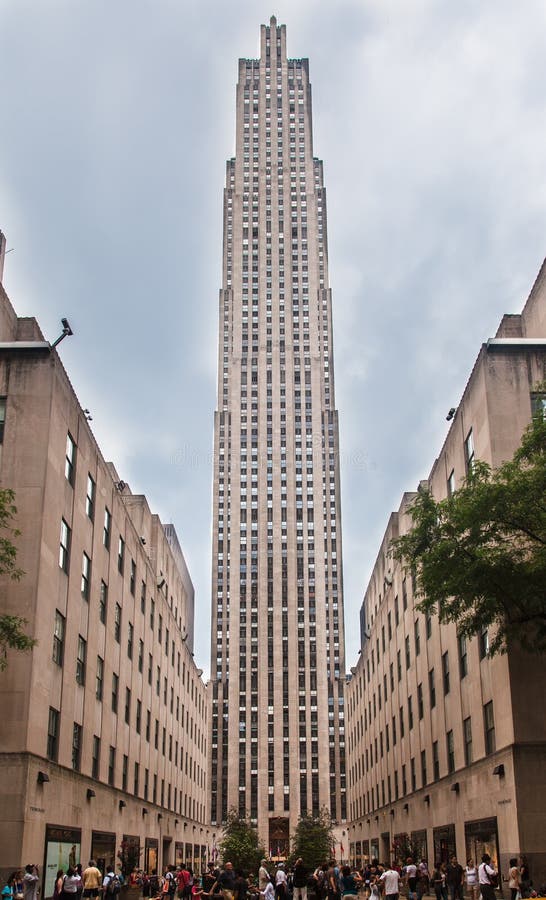 Rockefeller Center New York Editorial Image - Image of york, manhattan ...