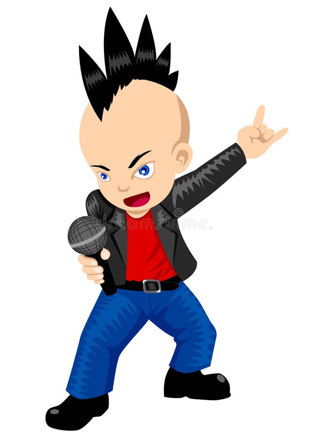 Rock star clipart stock illustration. Illustration of isolated - 9432598