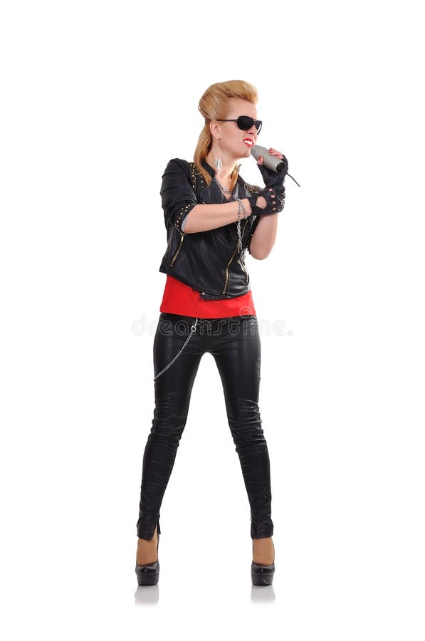 Girl singing stock image. Image of beautiful, musical - 41314125