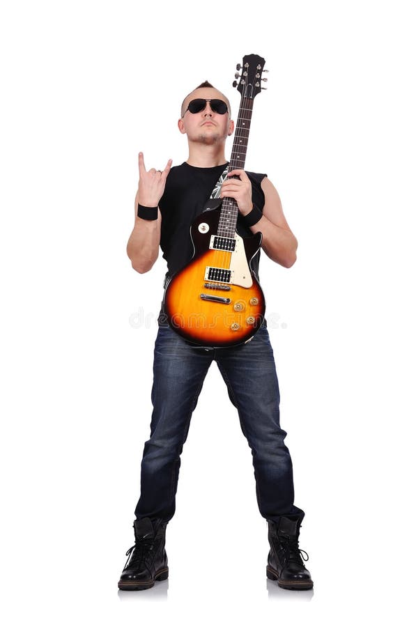 Rocker stock image. Image of artist, person, male, entertainment - 39750853