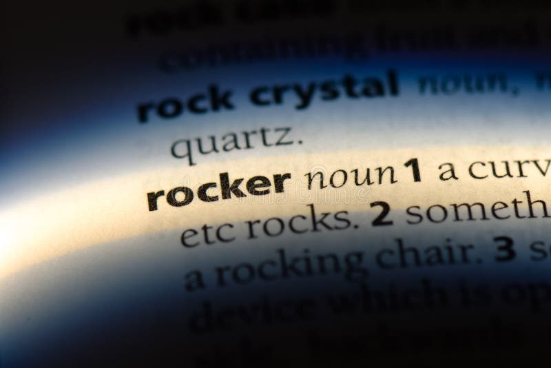 Rocker stock photo. Image of info, idea, writing, printed - 126615192