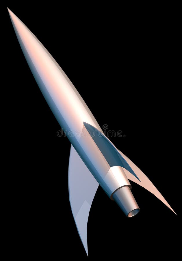 Rocket stock illustration. Illustration of golden, martian - 5647563