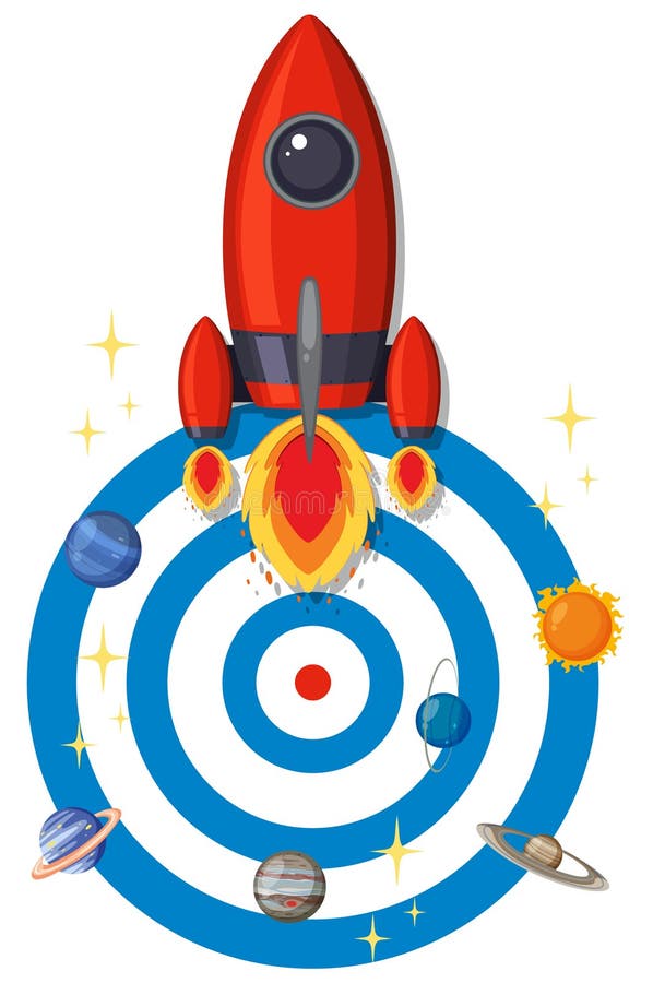 Rocket aiming stock vector. Illustration of system, cooperation - 331776950