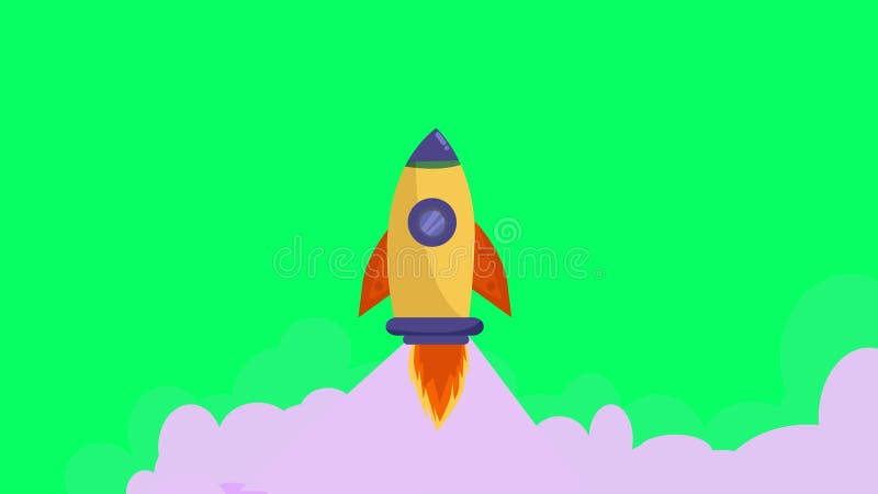 Rocket Animation Greenscreen Stock Video - Video of greenscreen ...
