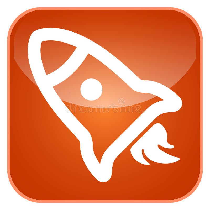 Rocket app icon stock vector. Illustration of phone - 108113026