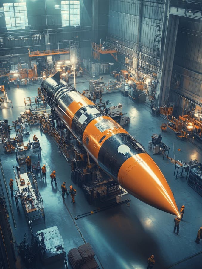 Rocket Assembly Activities at a StateoftheArt Aerospace Manufacturing ...