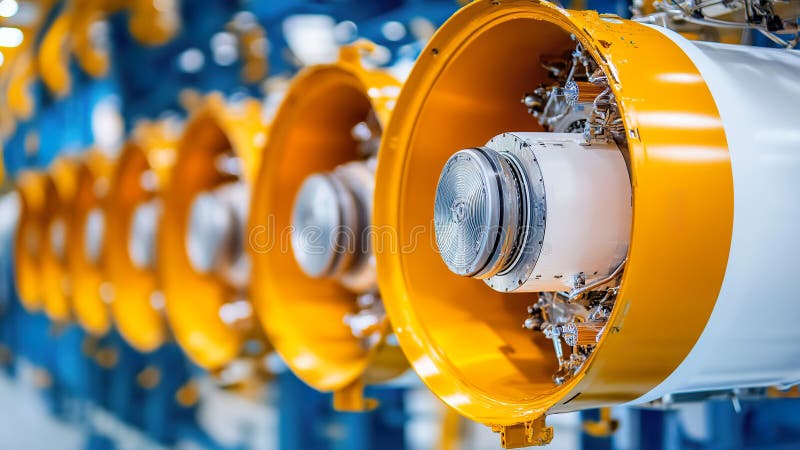 Rocket Assembly and Testing at Aerospace Engineering Facility during ...