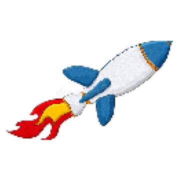 8 Bit Rocket Ship Stock Illustrations – 182 8 Bit Rocket Ship Stock ...