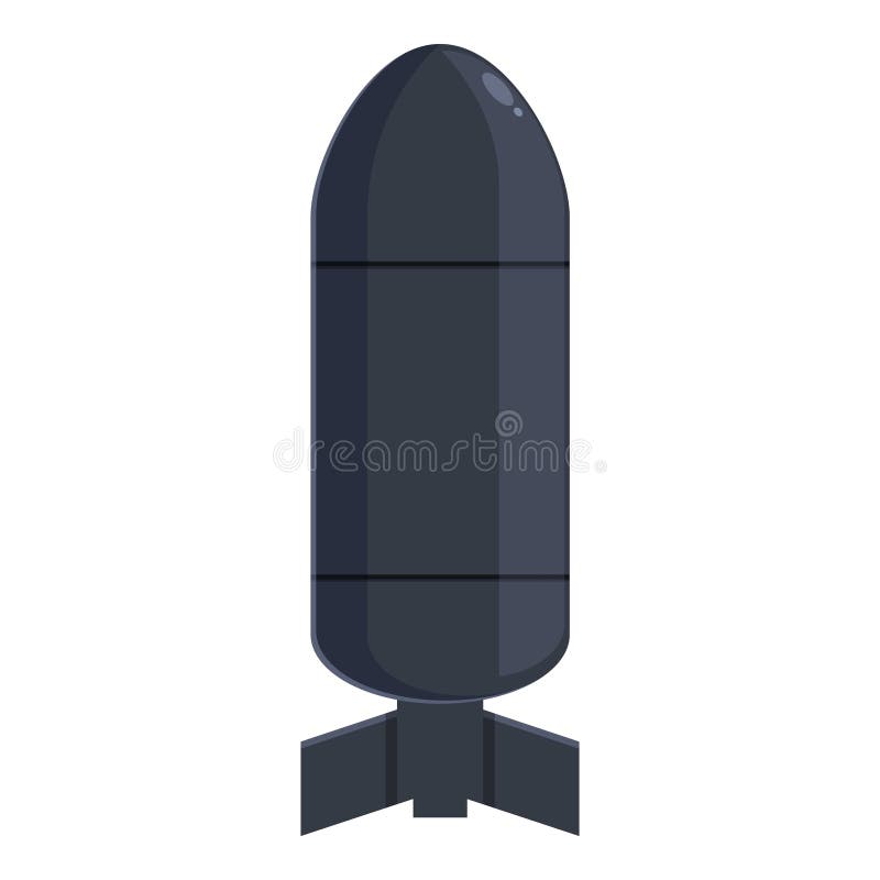 Rocket Bomb Icon Cartoon Vector. Nuclear Weapon Stock Vector ...