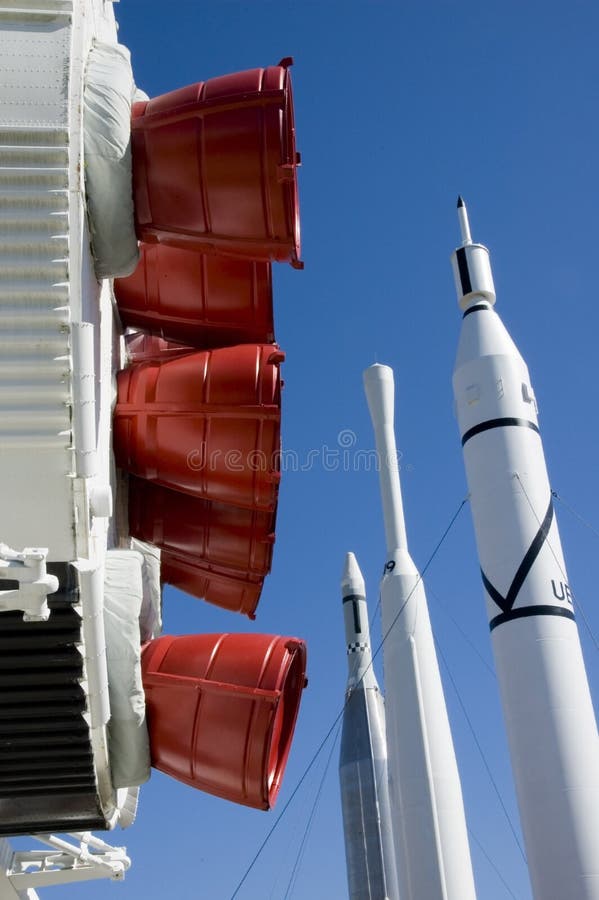 Rocket boosters stock photo. Image of white, rocket, kennedy - 1520038