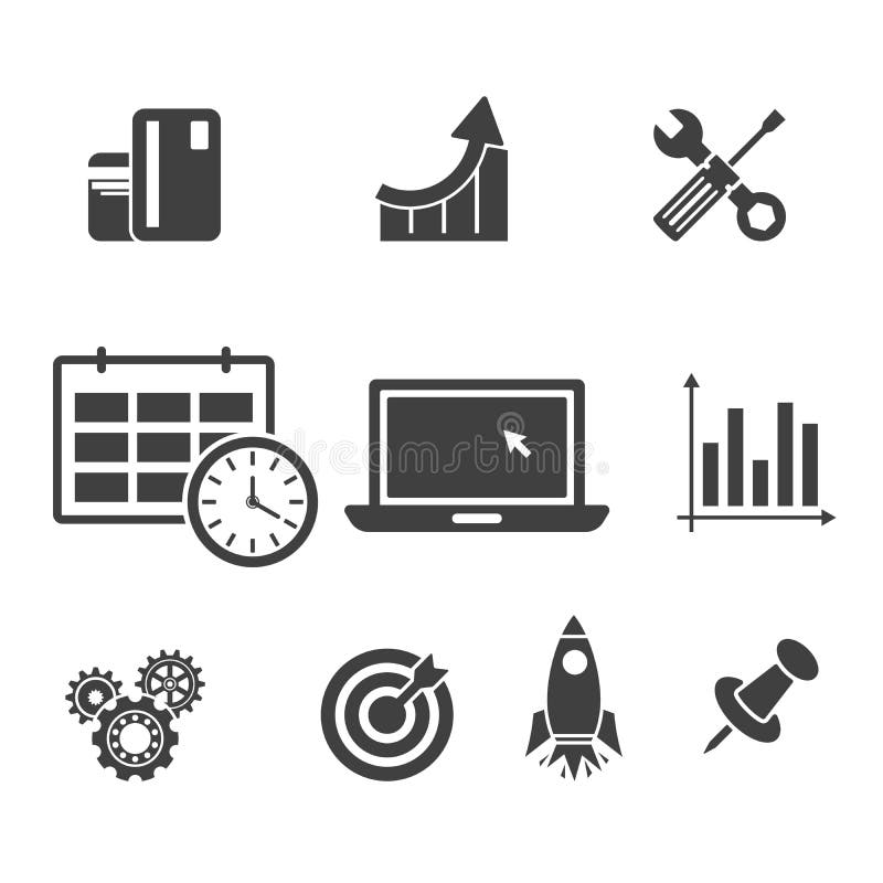 Rocket, Card, Repair, Computer, Target, Rocket Infographic Icon. Stock ...