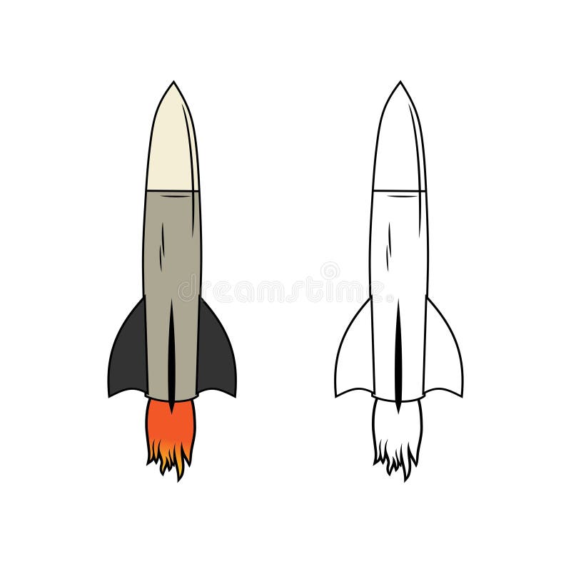 Rocket Flame Animation Stock Illustrations – 189 Rocket Flame Animation ...