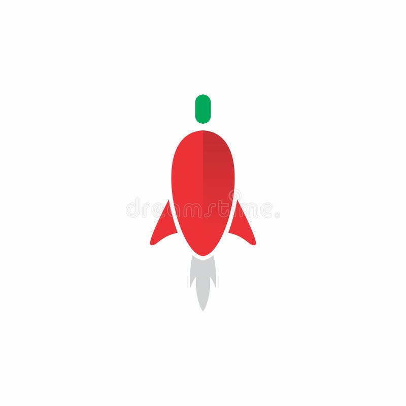 Rocket Chilli Logo Design. Chilli Icon Vector Stock Vector ...