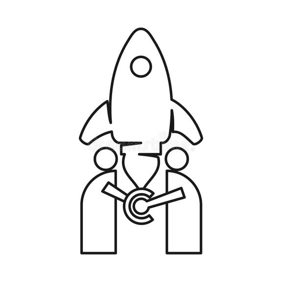 Rocket Commitment Teamwork Together Outline Logo Stock Vector - Illustration of corporate ...