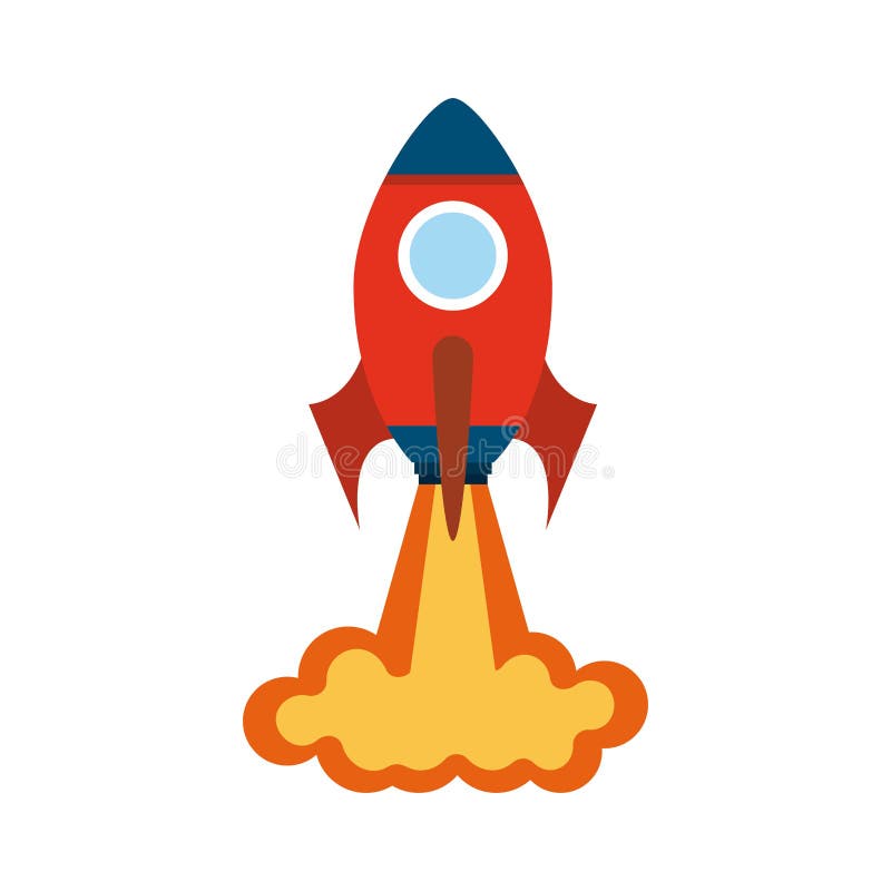 Rocket design. stock vector. Illustration of galaxy, ship - 58816252