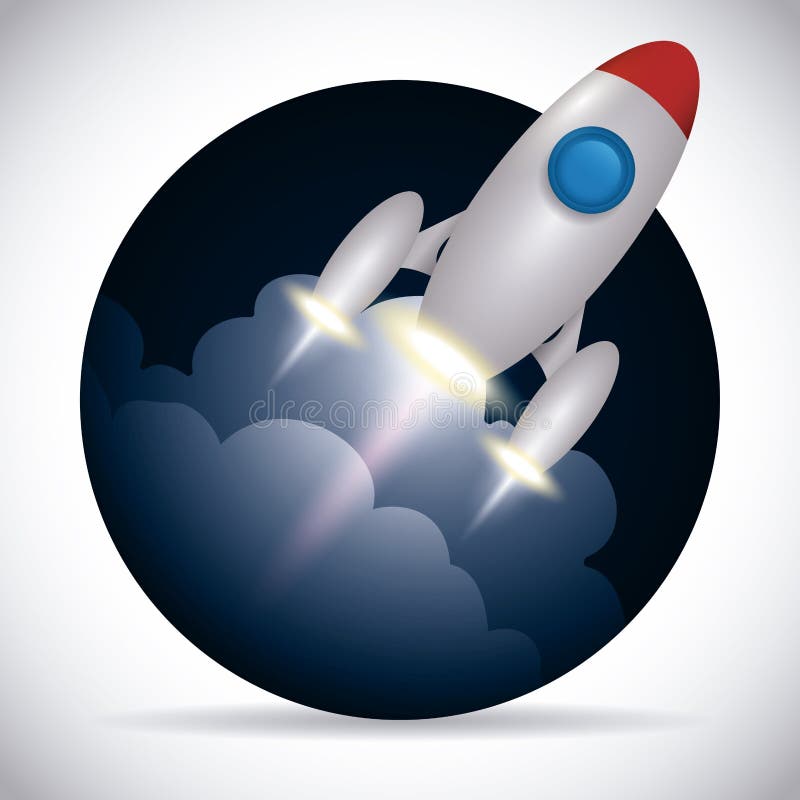Rocket design stock vector. Illustration of business - 59003871