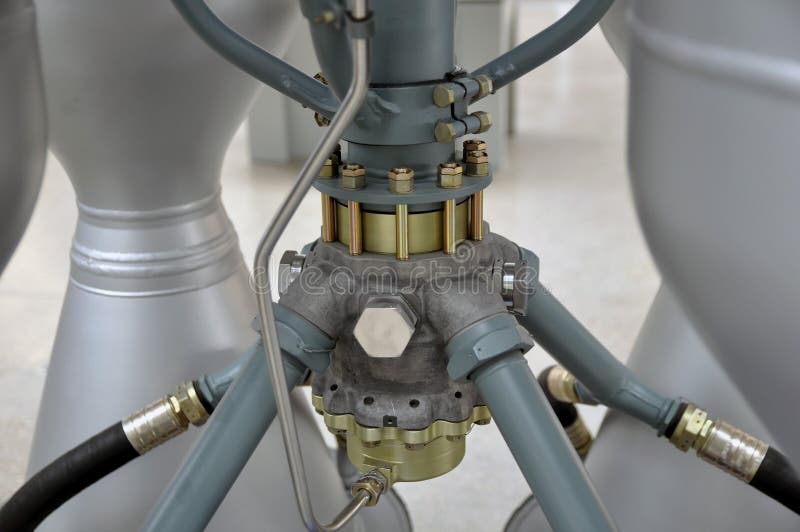 Rocket Engine. Element for Fastening Pipelines for Supplying Fuel ...